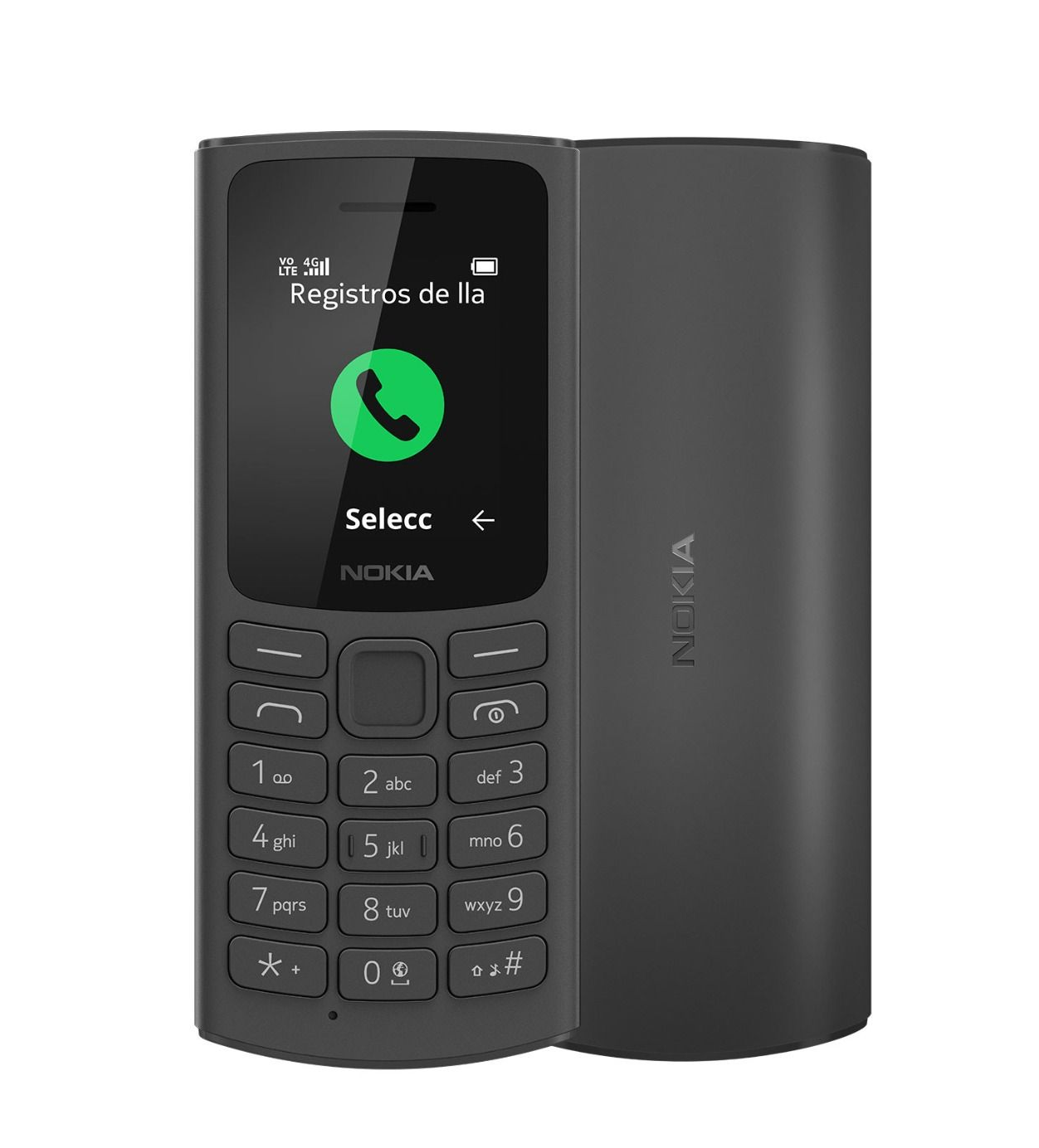 Celular Nokia 105 4G Negro | TecnovaColombia